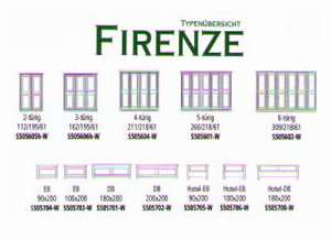 Schrank Firenze 6-trg. Höhe 216 cm - Landhausmoebel-shop.de