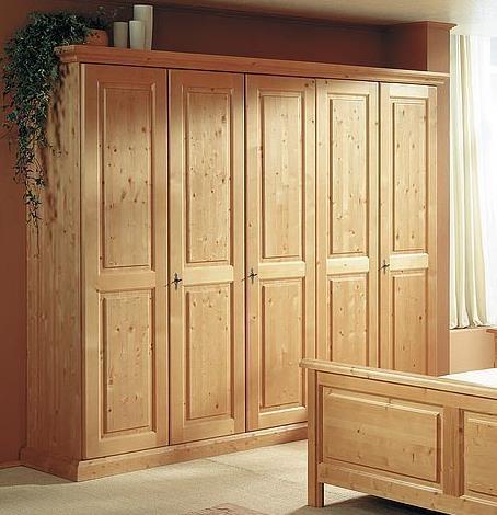 Schrank Firenze 5-trg. Höhe 216 cm - Landhausmoebel-shop.de